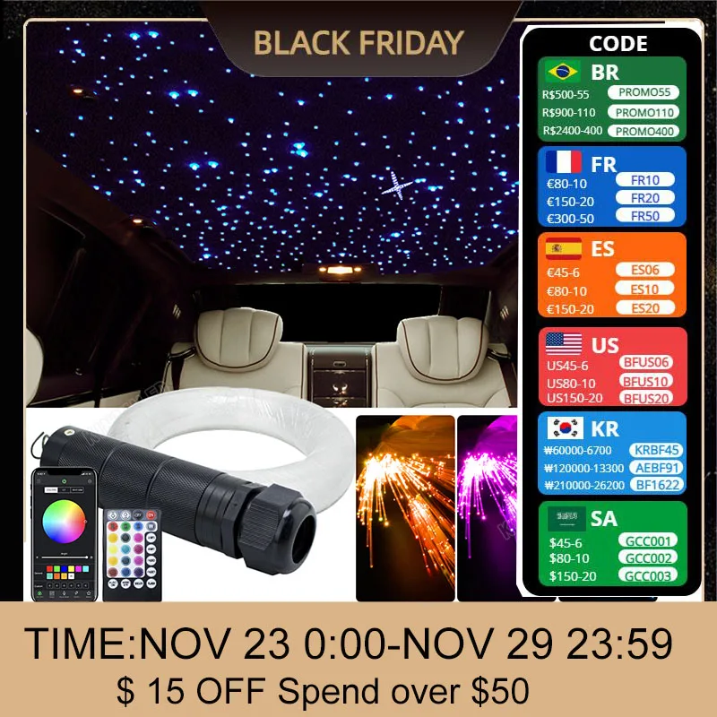 DC12V-6W-RGBW-Car-Roof-Star-Lights-APP-LED-Fiber-Optic-Star-Ceiling ...