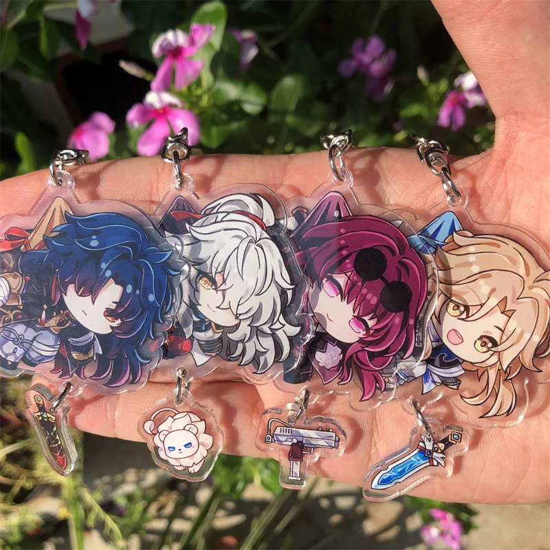 Game-Honkai-Star-Rail-Luocha-Jing-Yuan-Kafka-Blade-Yanqing-Keychain ...