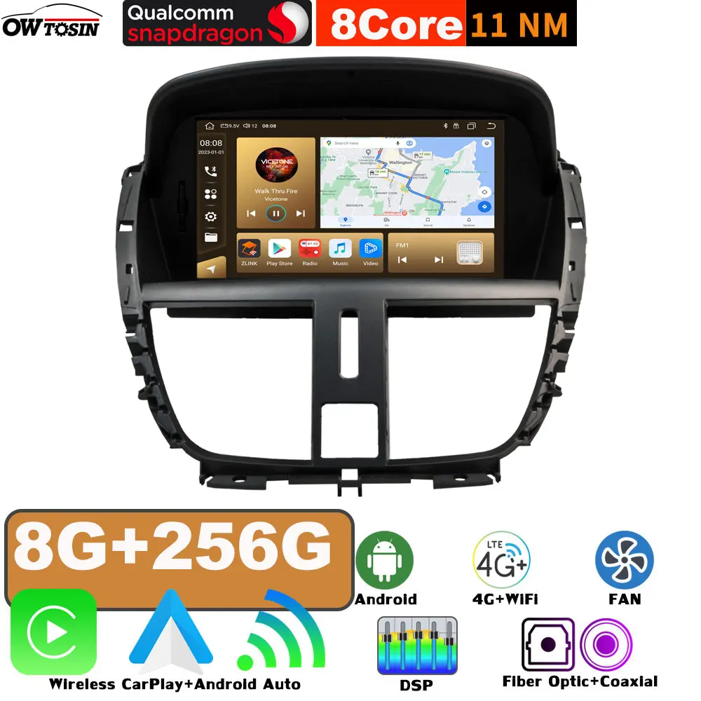 Android-13-Qualcomm-665-8G-256G-Car-Radio-Video-Player-Navigation ...