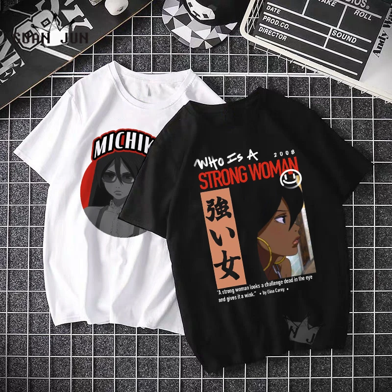 Michiko-To-Hatchin-Men-Tshirts-Japanese-Fashion-Male-Casual-Short ...