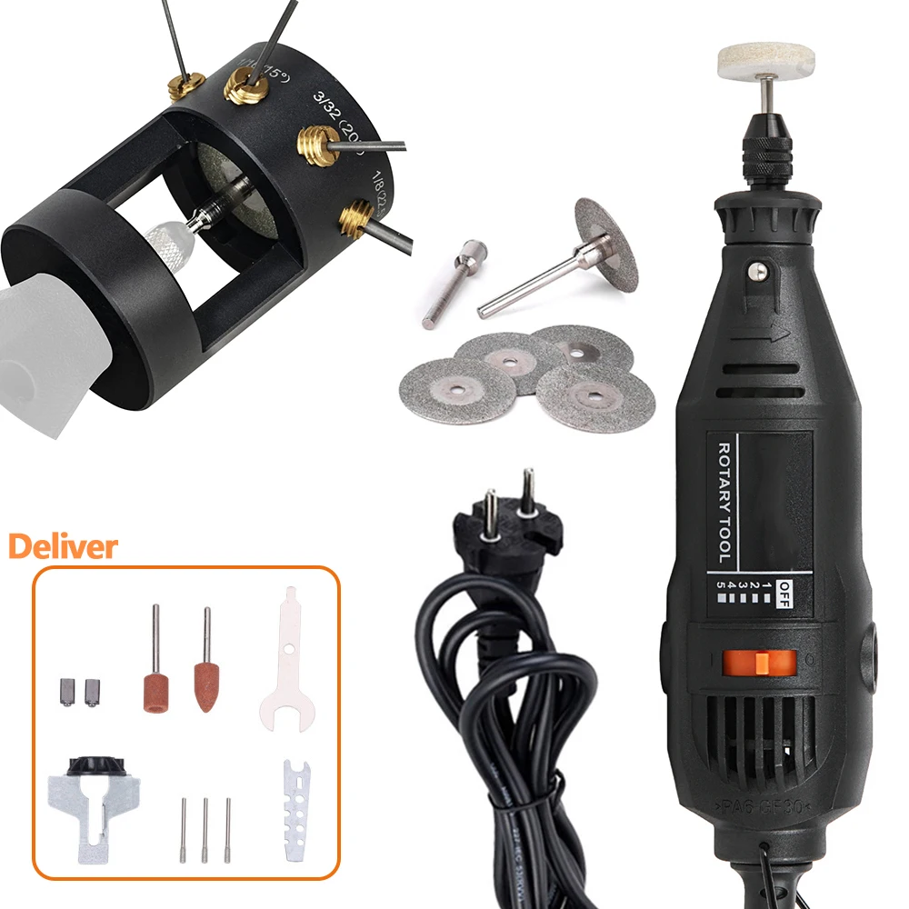 Electric-Grinder-With-Tungsten-Electrode-Sharpener-Grinder-Head-TIG ...