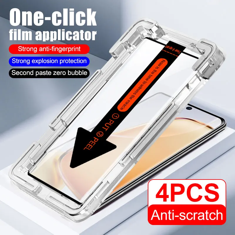 4pcs-Glass-smartphone-protective-film-for-Vivo-X100-X90-X80-X70-X60-Pro ...