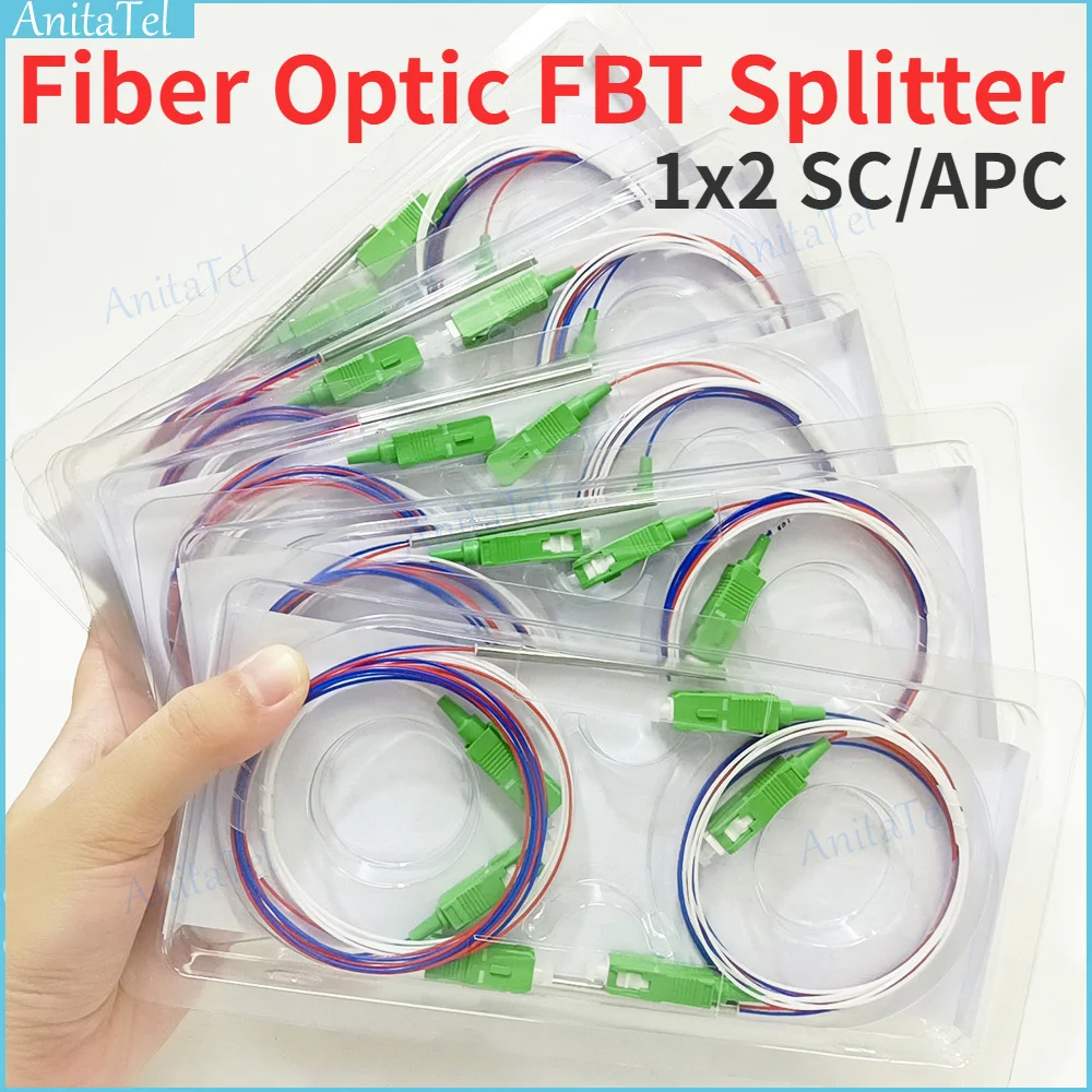 10pcs-lot-SC-APC-Fiber-Optic-FBT-Splitter-with-Connector-SC-APC-1x2-0 ...