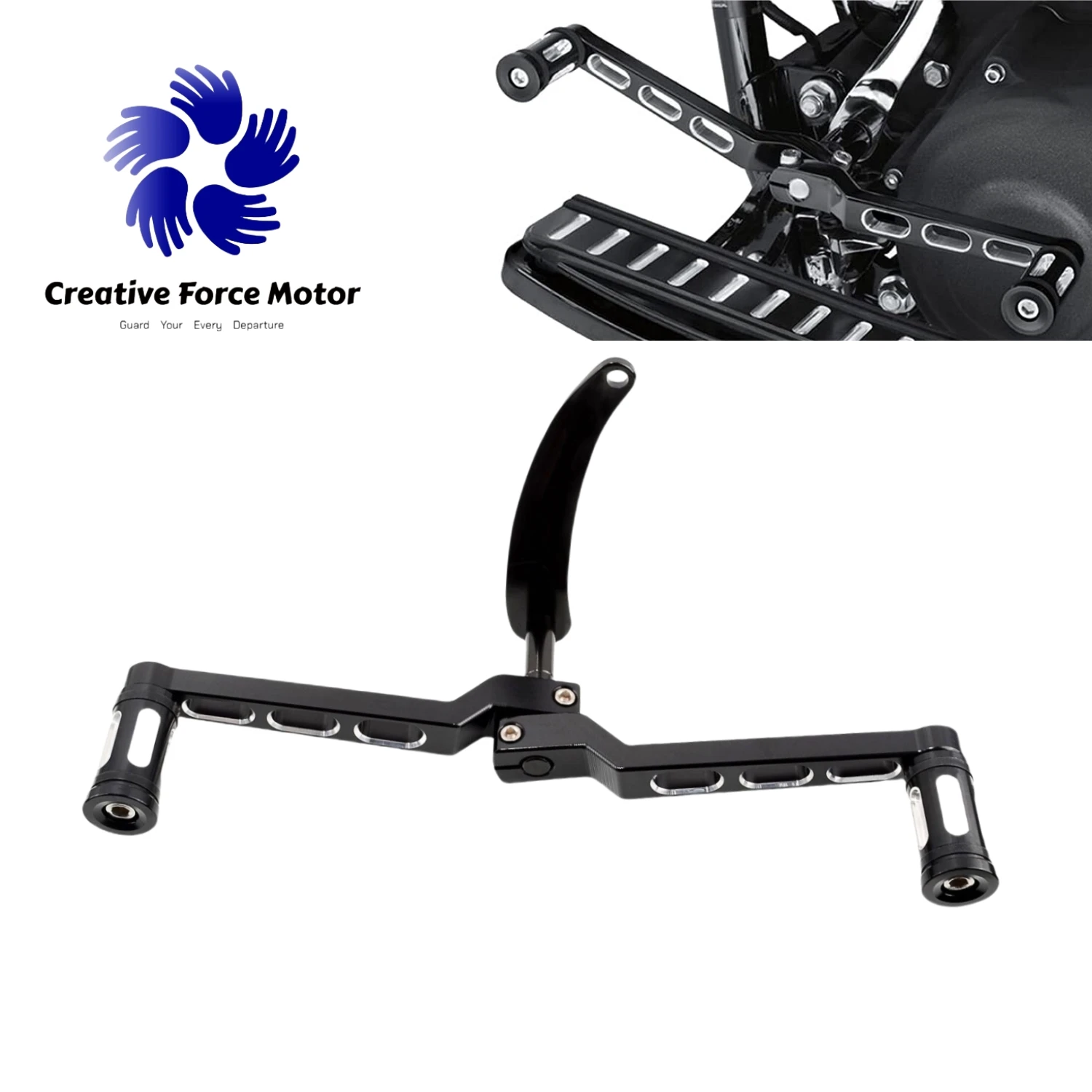 Motorcycle-Heel-Toe-Shift-Lever-Pedal-gear-Shifter-shaft-Set-for-Harley ...
