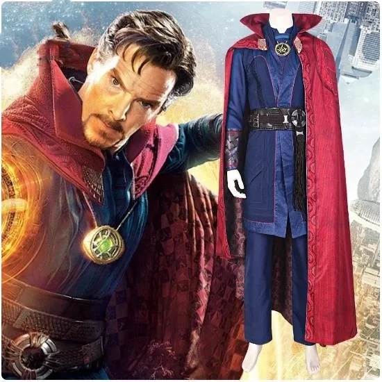 Disfraz-de-Doctor-Strange-para-ni-os-y-adultos-traje-de-Cosplay-collar ...