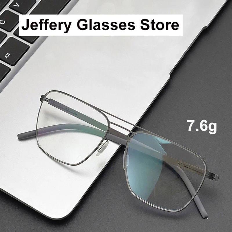 2023-German-Screwless-Design-Ultralight-Men-Glasses-Frame-Stainless ...