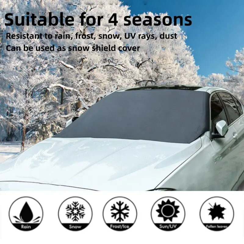 Magnetic-Car-Front-Windscreen-Cover-Automobile-Sunshade-Cover-Car ...