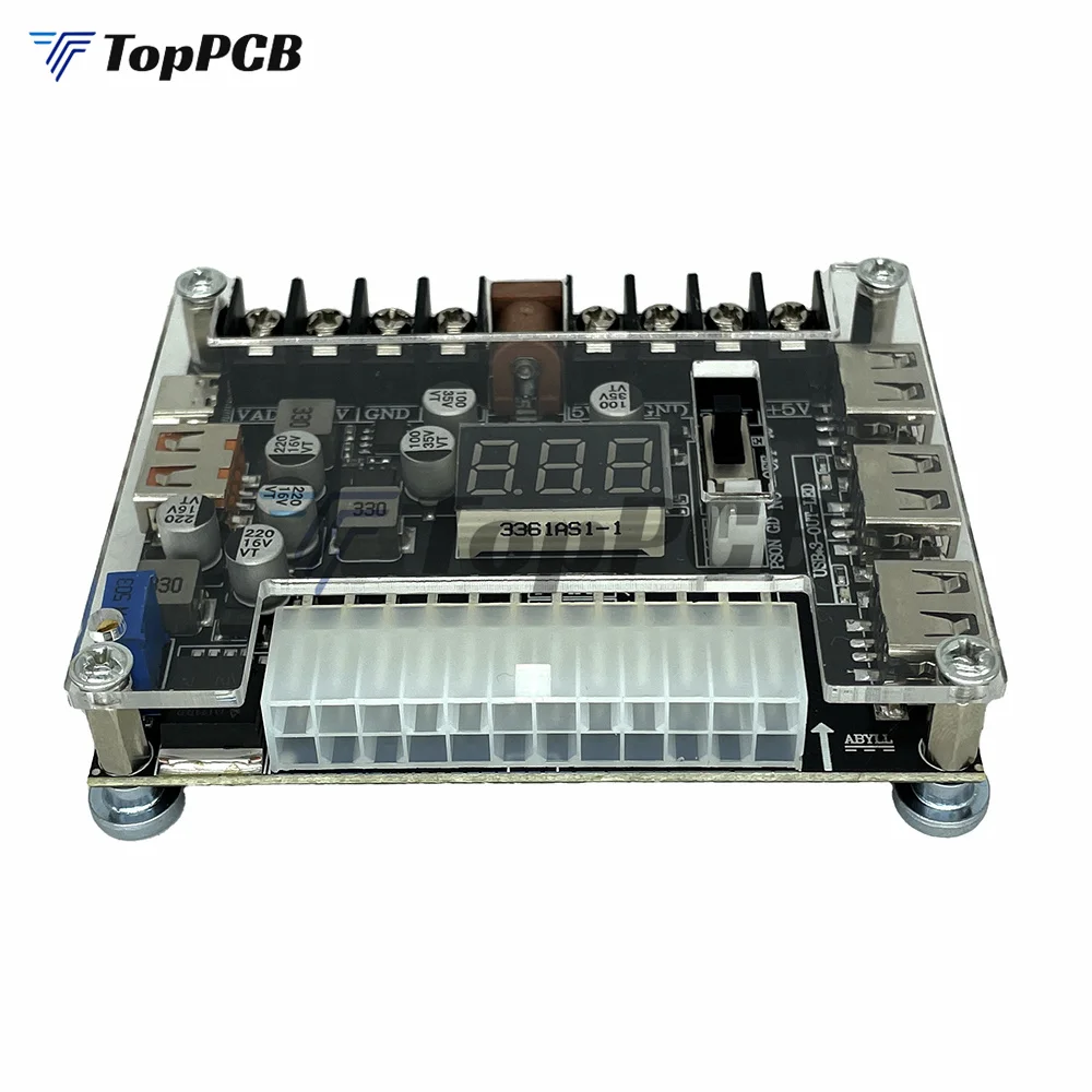 USB-fast-charging-desktop-power-supply-ATX-power-adapter-board-power ...