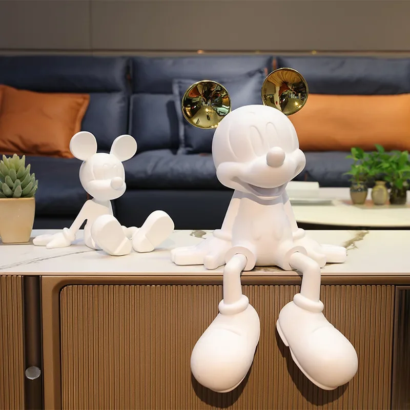 Disney-Large-Size-Mickey-Mouse-Sitting-Pose-Figure-Anime-Cartoon-Resin ...