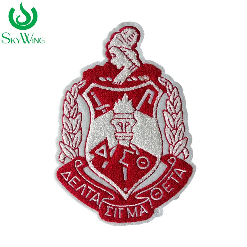 Red-and-Black-Delta-Sigma-Theta-Shield-Large-Patch-Delta-Sorority ...