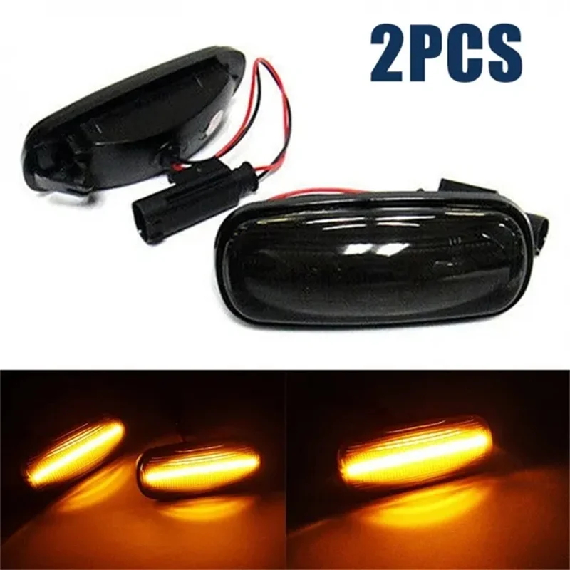 1pair Smoke Lens Led Side Marker Lights Repeater Indicator Light for ...