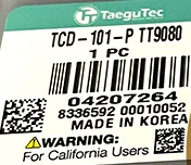 ORIGINAL 1PCS CARBIDE INSERT TCD 101 P TT9080| | - AliExpress