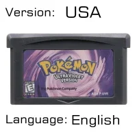 32 Bit Video Game Console Card GBA Game Cartridge Series Ultraviolet ...