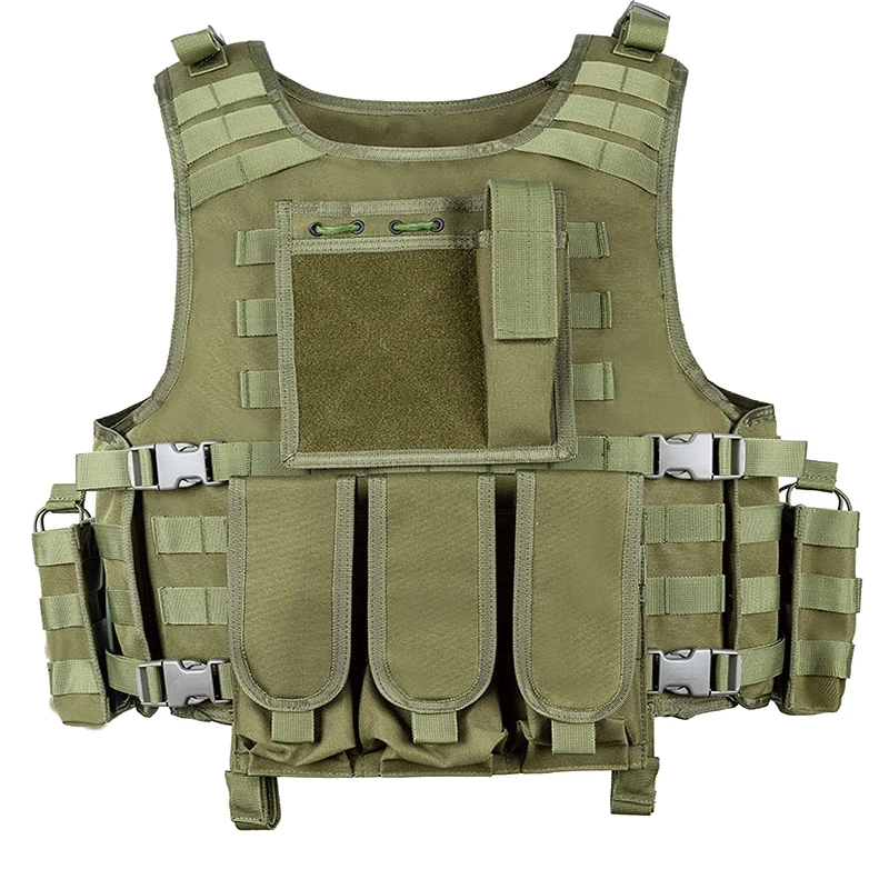 Military Outdoor Buckle Vest Hunting Combat Air Gun Color Bullet ...