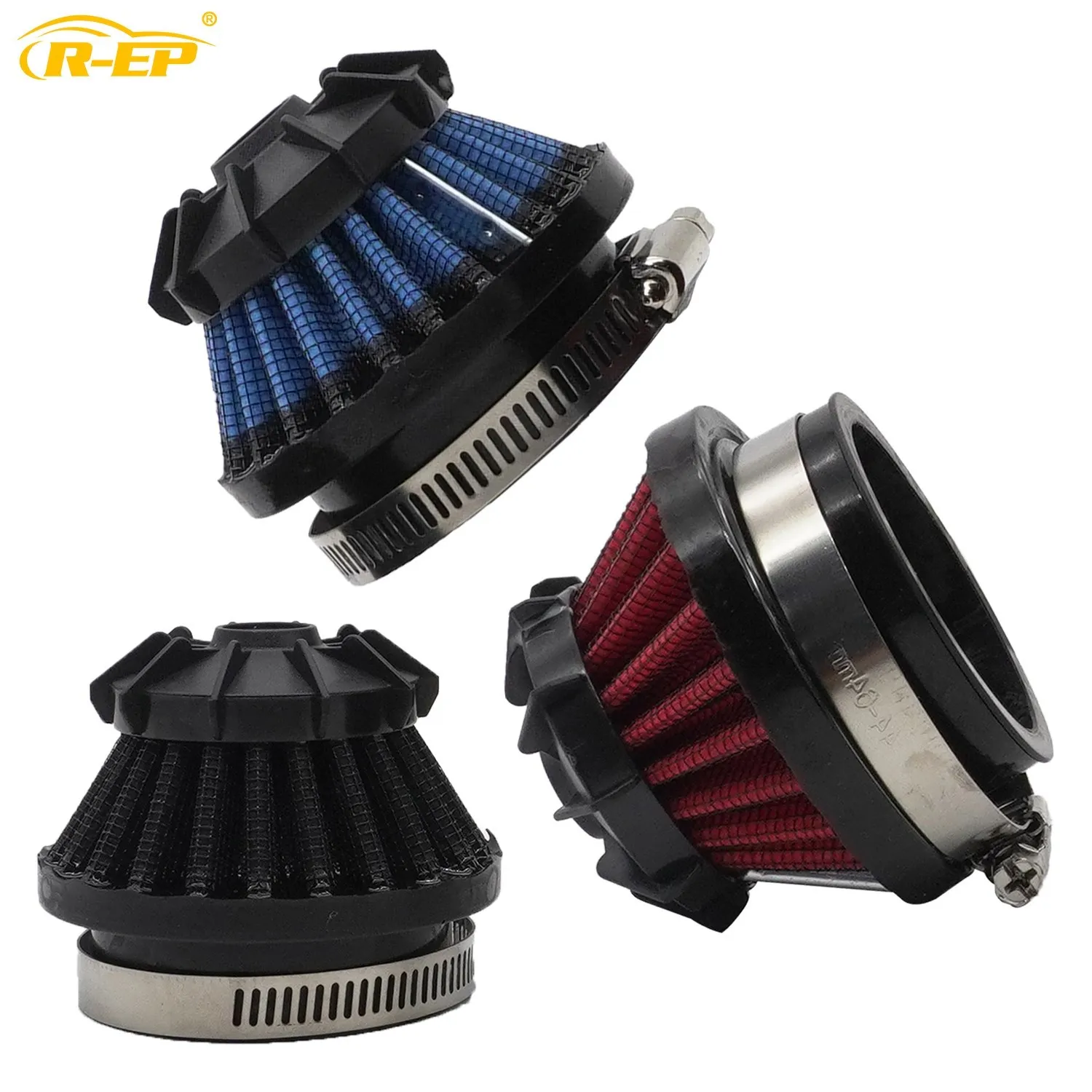 35-42-48-50mm-Motorcycle-High-Flow-Air-Filter-Universal-for-Carburetor ...