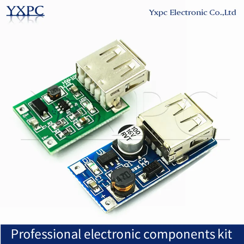 DC DC 0.9V-5V to 5V 600MA Power Bank Charger Step Up Boost Converter ...