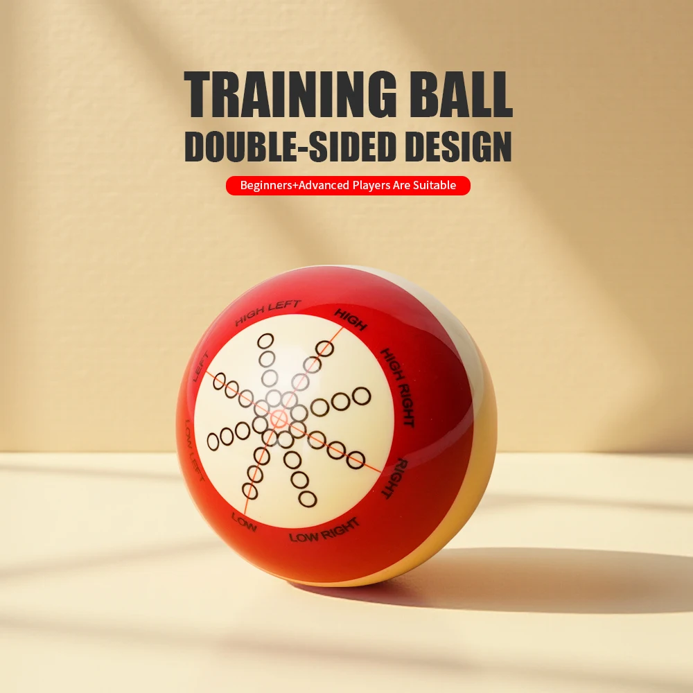 1PC Standard Billiard Pool Ball 2-1/4"(57.2mm) Training Cue Ball ...