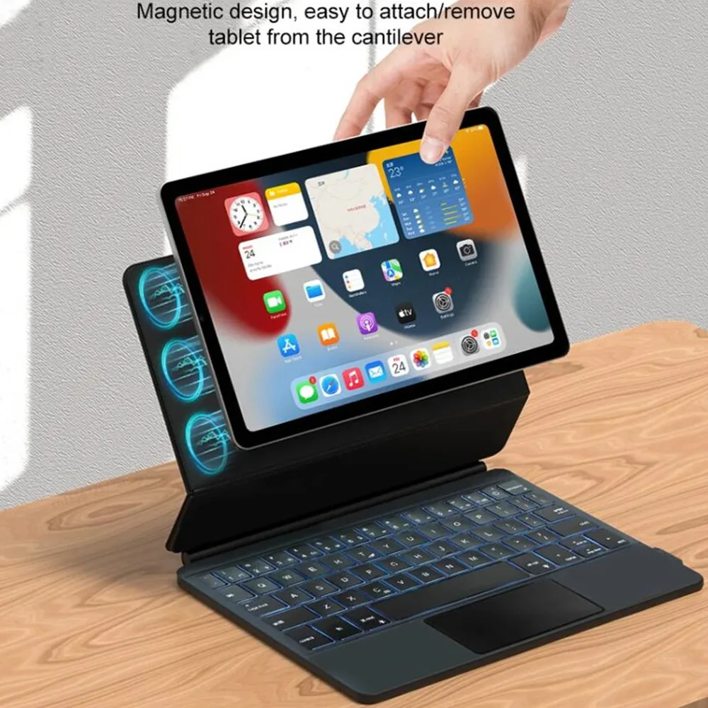 Magic Keyboard Touch Case for iPad Mini 7 A17 Pro Mini6 6th/7th Gen 8 ...
