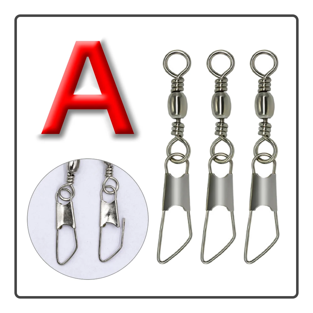 20pcs-lot-Metal-Swivel-Connector-A-Type-Stainless-Steel-Pin-Sea-Fishing ...