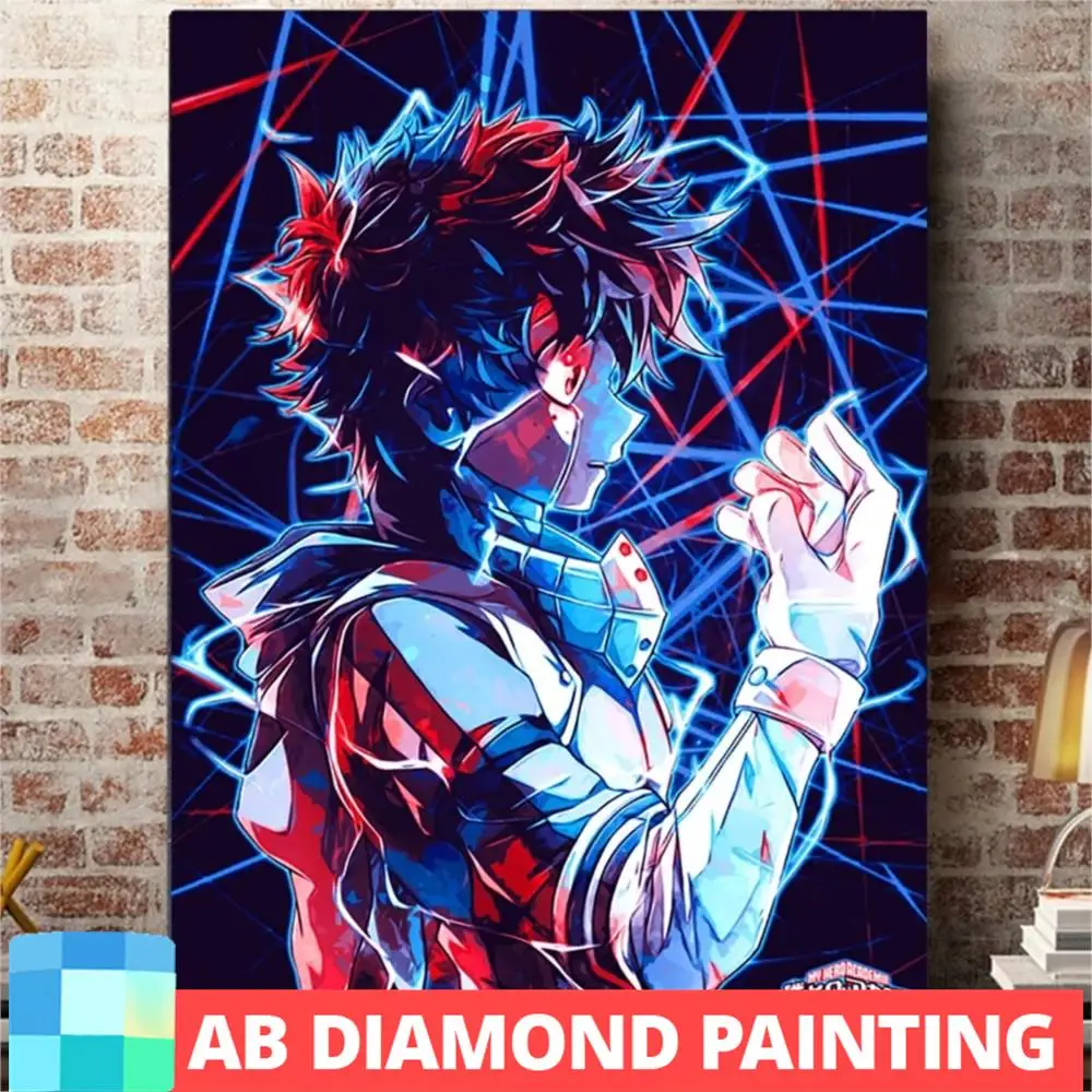 Diamond-Mosaic-Japanese-Anime-BNHA-Deku-Manga-My-Hero-Academia-Diamond ...
