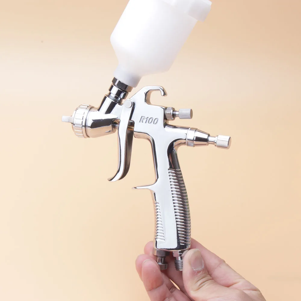 R100 Repair LVLP Spray Gun with 120ml Cup, Mini Pneumatic Spray Gun for ...
