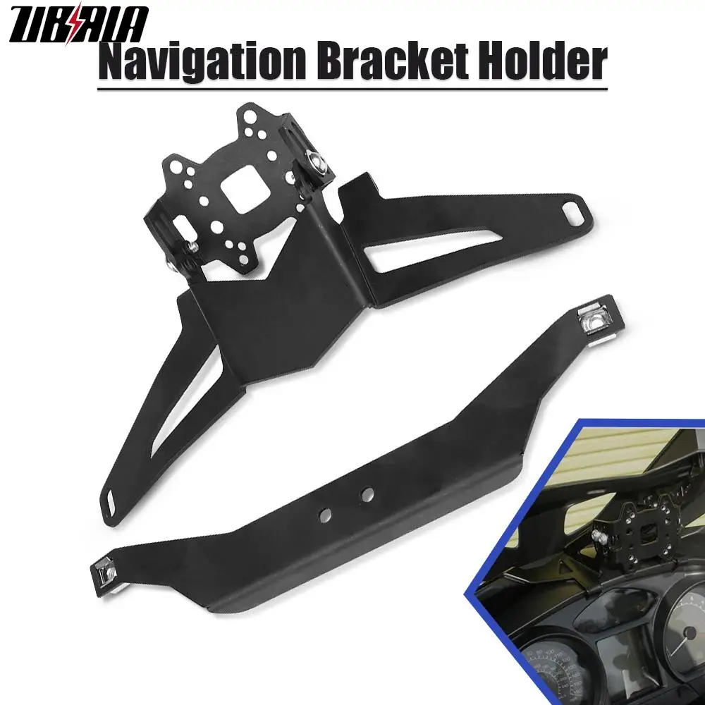 Motorcycle-GPS-Smart-Phone-Navigation-GPS-Plate-Bracket-Adapt-Holder ...
