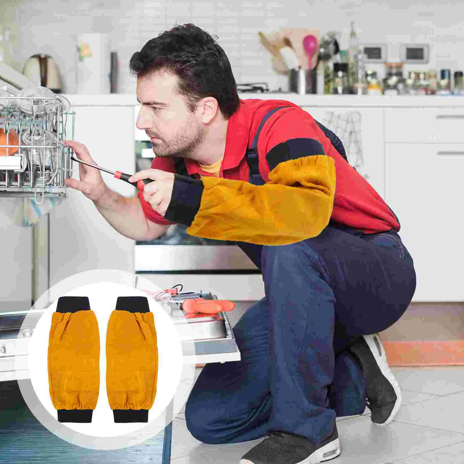 1-Pair-Practical-Arm-Protective-Sleeves-Welding-Arm-Protection-Sleeves ...