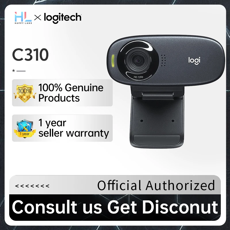 Logitech C270 3.0 Mp Webcam Black 960 000694 | Logitech Hd Webcam C310 ...