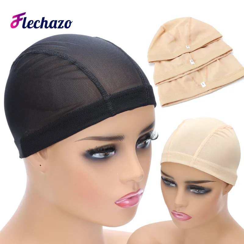 Mesh-Dome-Style-Wig-Cap-1Pcs-lot-Mesh-Weaving-Cap-Hair-Net-Elastic ...