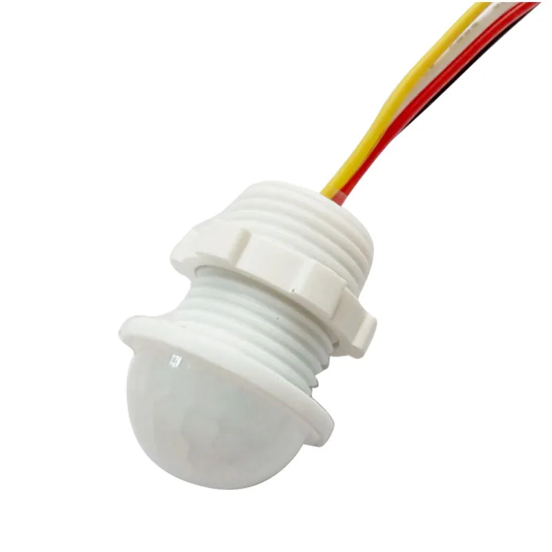 Mini 12V 24V LED PIR Infrared Motion Sensor dry contact signal output ...