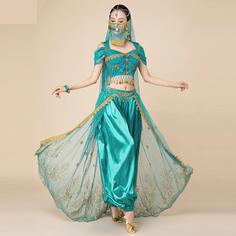 Festival-Arabian-Princess-Costumes-Indian-Dance-Embroider-Bollywood ...