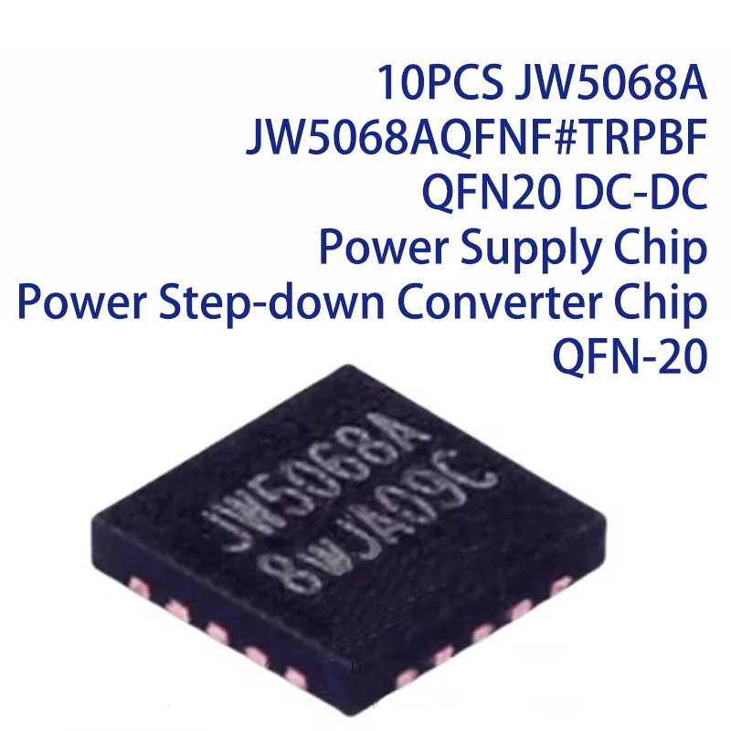 10PCS JW5068A JW5068AQFNF#TRPBF QFN20 DC-DC Power Supply Chip Power ...