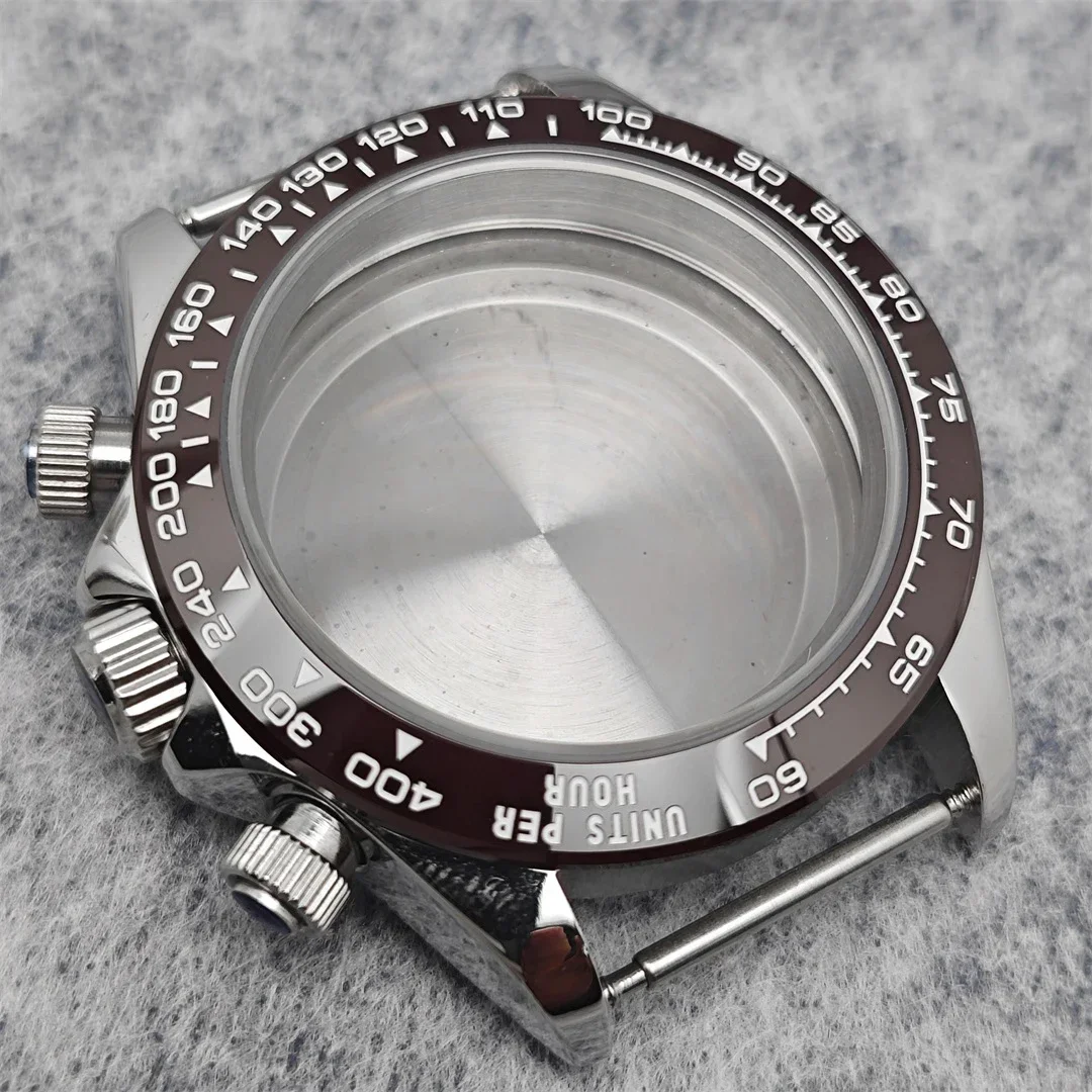 VK63-Watch-Case-with-Sapphire-Glass-Stainless-Steel-Case-with-Ceramic ...