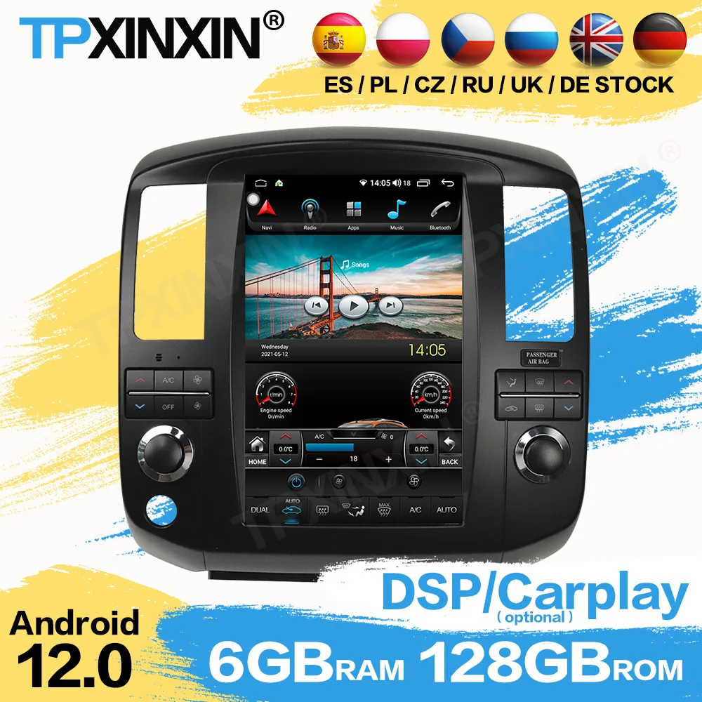 Tesla-Car-Radio-Stereo-Receiver-Android-12-For-Nissan-Pathfinder-2008 ...