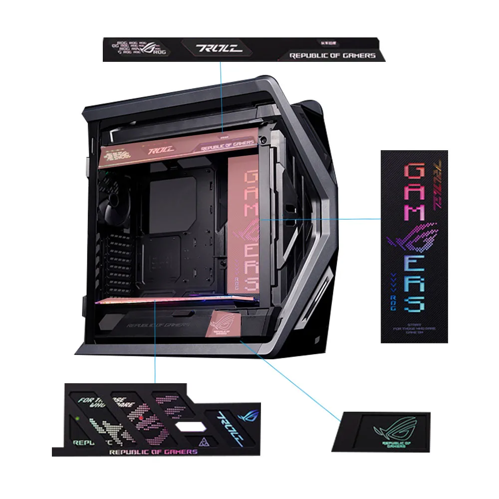 ARGB-Lighting-Panels-Kit-for-Asus-GR701-Case-MOD-ROG-HYPERION-Laser ...