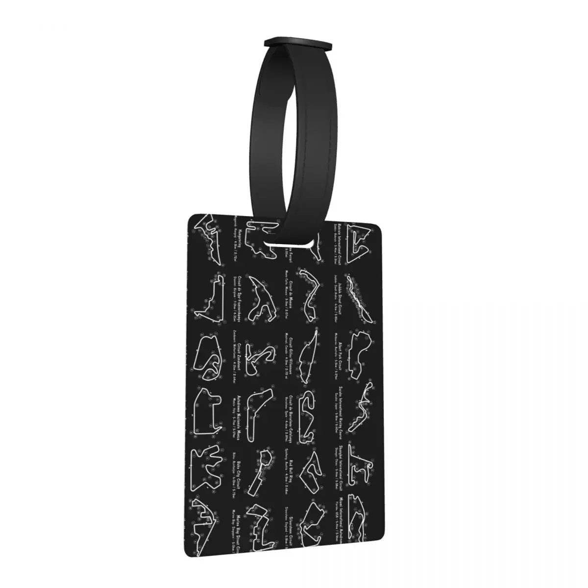 F1 Race Tracks Luggage Tags Suitcase Accessories Travel Fashion Baggage ...