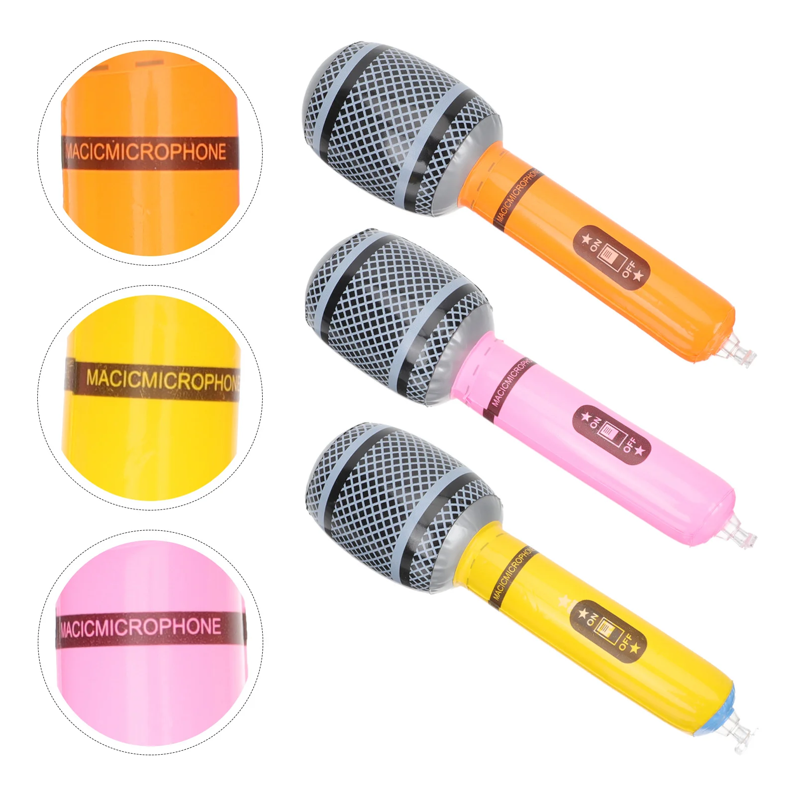 Inflatable-Microphone-Toy-Inflatable-Children-Musical-Party-Prop ...