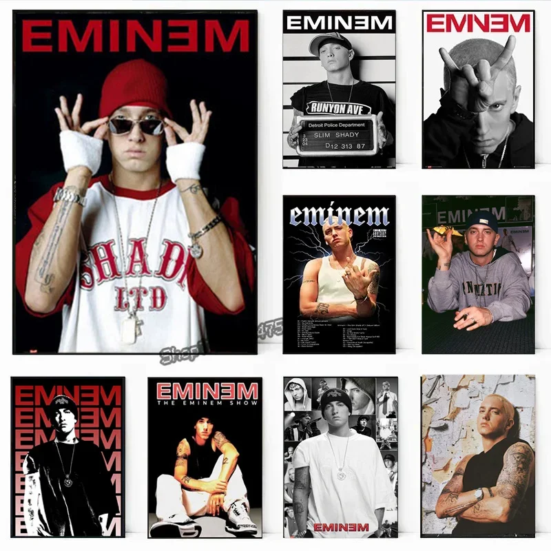 Super Rapper Eminems Posters And Prints Great Rap Singer Canvas ...