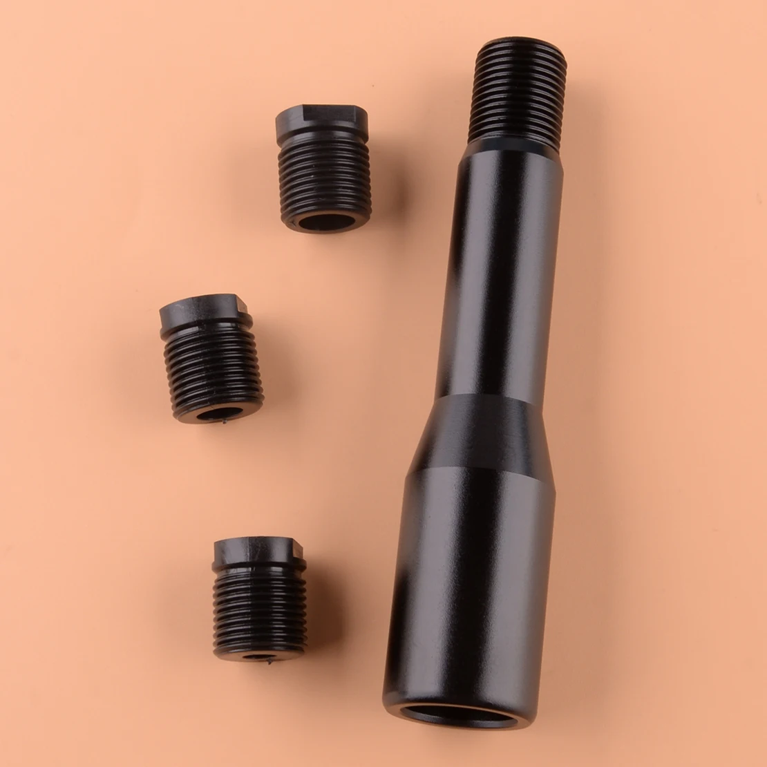 Black-Car-Manual-Gear-Shift-Shifter-Lever-Knob-Extension-Rod-Stick ...