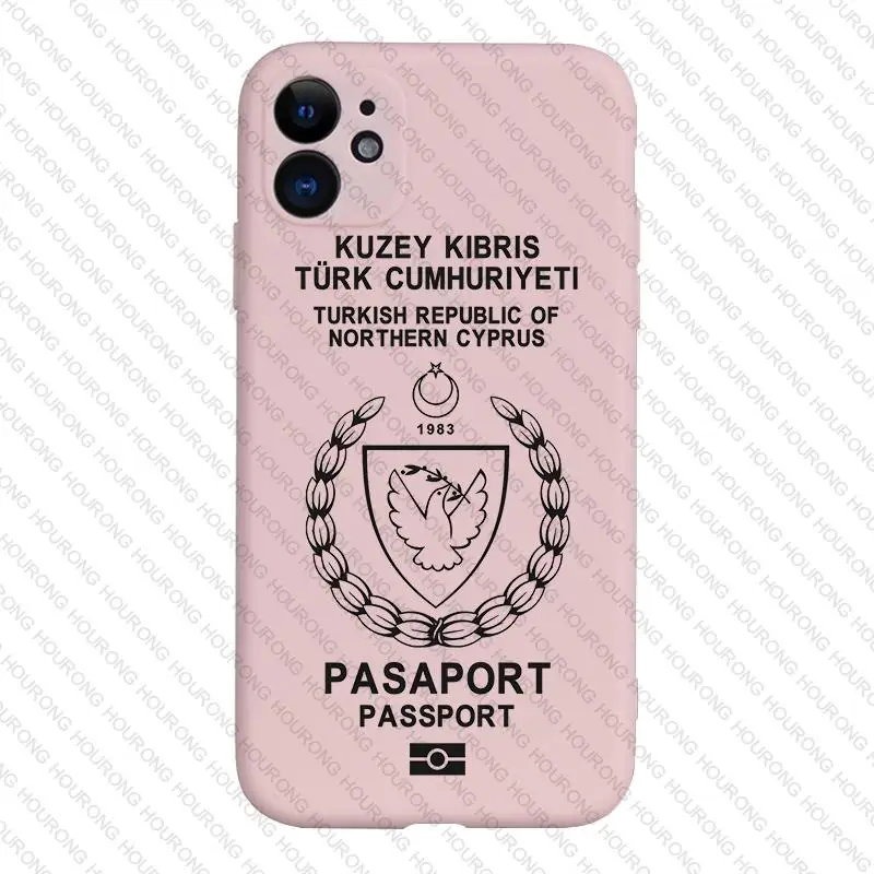 Northern Cyprus Passport Cover Case for IPhone 11 (White)
