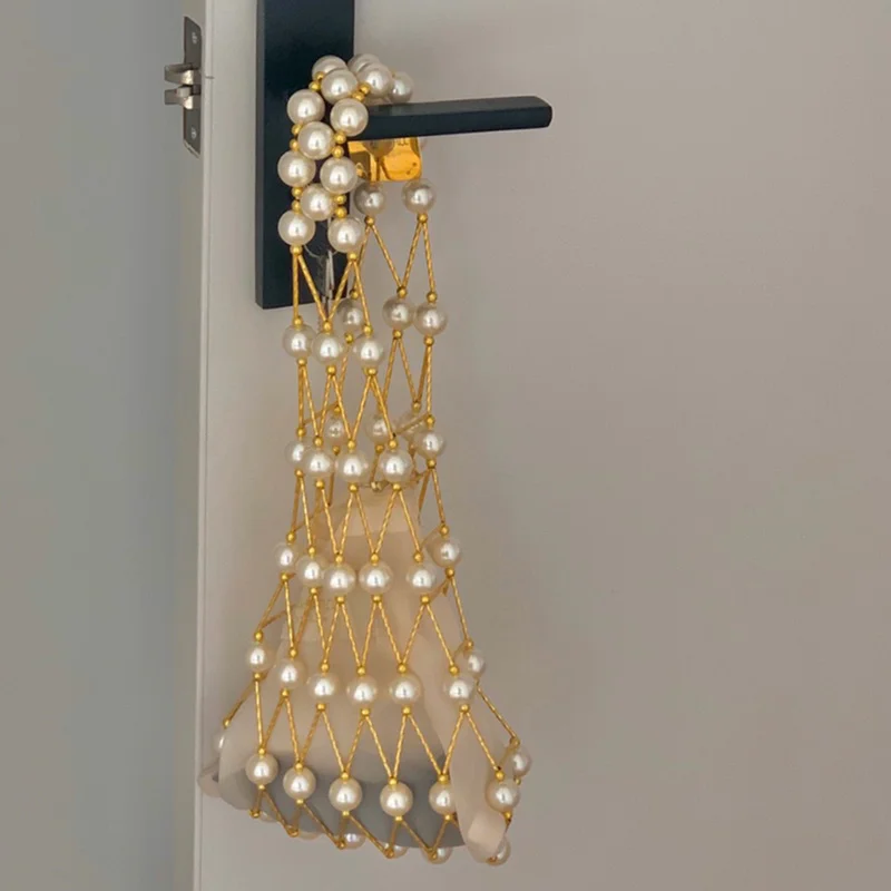 Summer-Holiday-Beach-Pearl-Metal-sensitive-Fishnet-Bag-Design-New ...