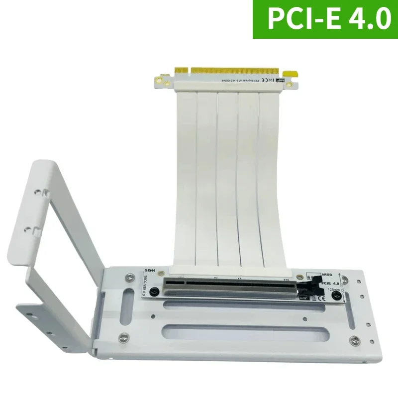 Riser-White-PCI-Express-X16-4-0-ATX-Placa-Gr-fica-Suporte-Vertical-Kit ...