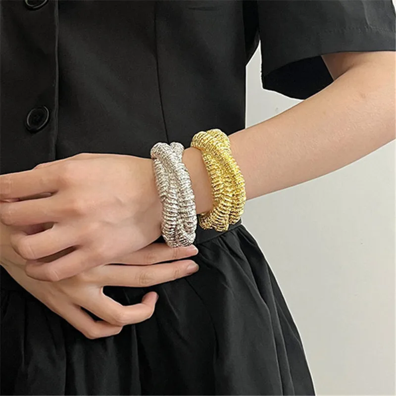 Hyperbole-Metal-Open-Irregular-Extured-Bracelet-For-Women-Europe-Retro ...