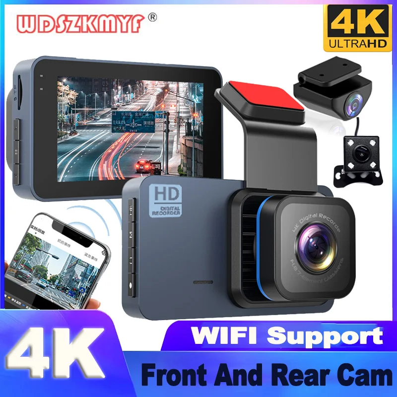 2-Lens-Dash-Cam-WIFI-Car-Dvr-4K-Video-Recorder-Night-Vision-Camera-For ...