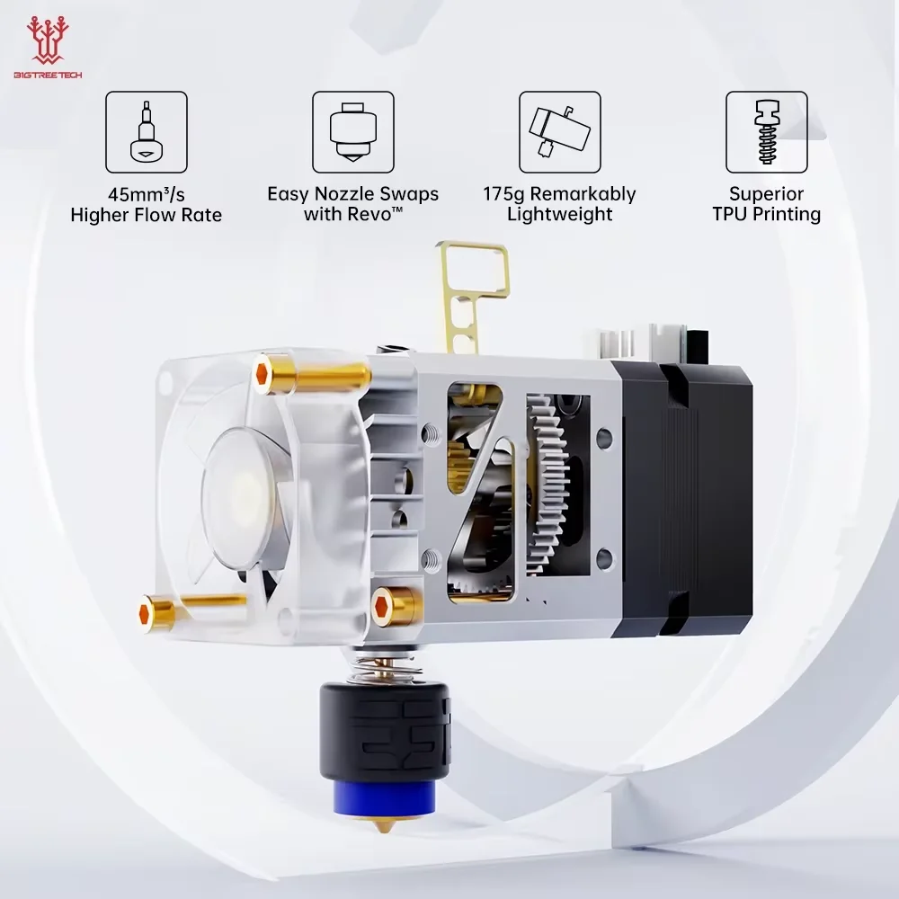 BIGTREETECH H2 V2S LITE REVO Extruder Direct Drive Hotend With E3D Revo ...