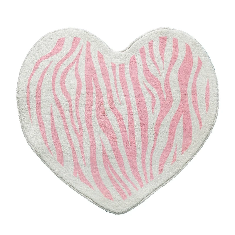 Light Pink Zebra Heart