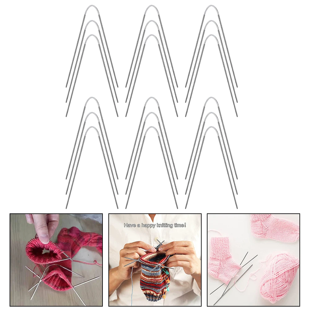 Circular-Knit-Needles-Set-Loop-Needles-Household-Diy-Knitting-Sewing ...