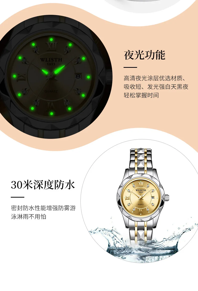 Женские кварцевые часы WLISTH 2025 | AliExpress