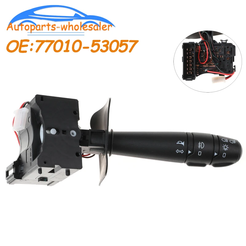 Indicator Turn Signal Switch Head Light Stalk 77010-53057 7701053057 ...