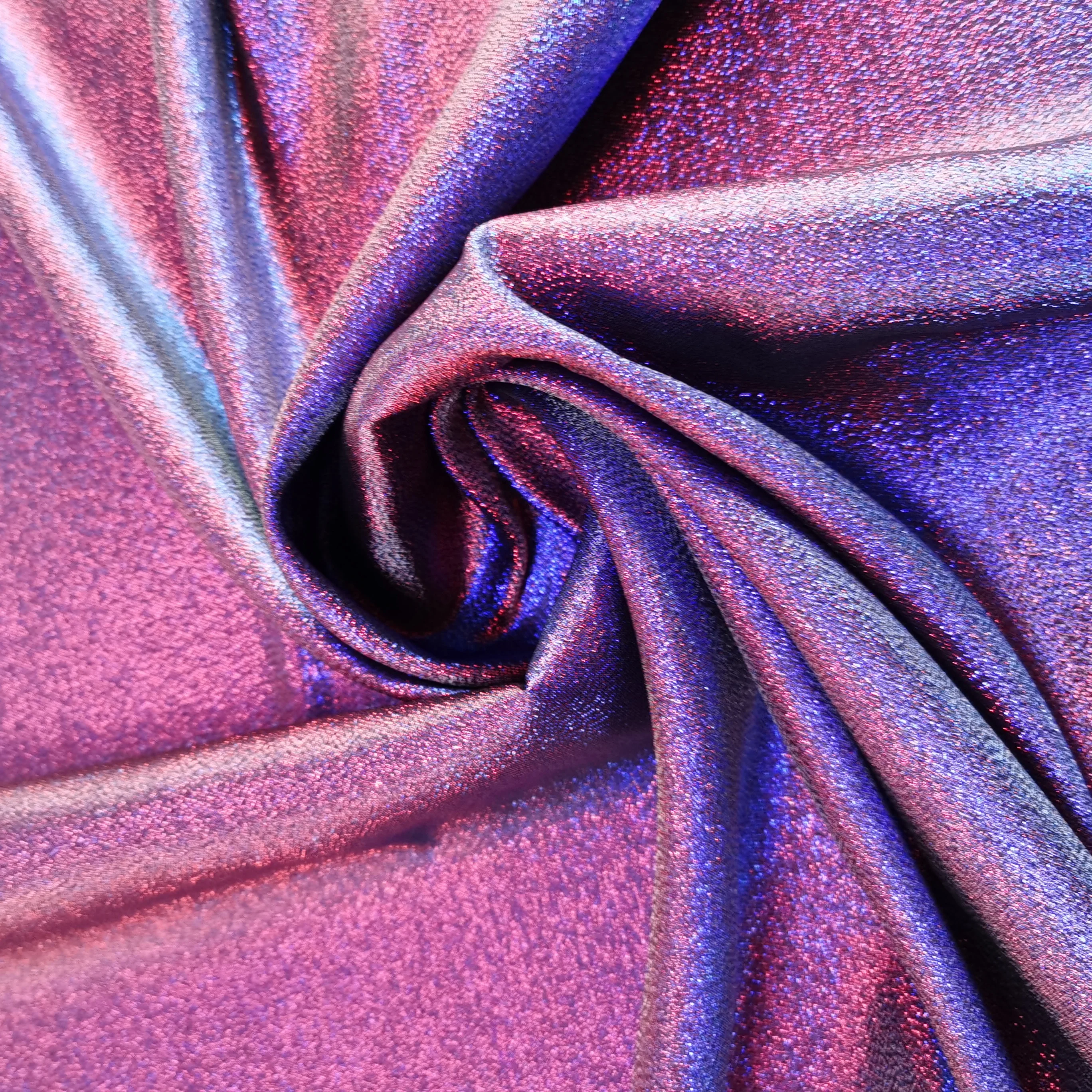 Purple Metallic Fabric